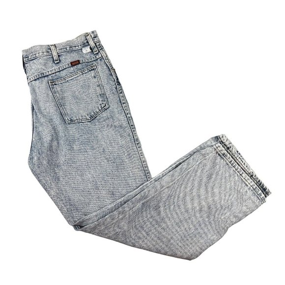 Rustler | Jeans | Vintage Rustler Jeans Blue Denim Stone Acid Washed ...